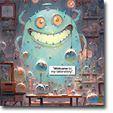 happy halloween monsters art book, charleskaufman